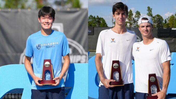 2025 NCAA DI Men's Singles and Doubles Tennis Championships: Bracket ...