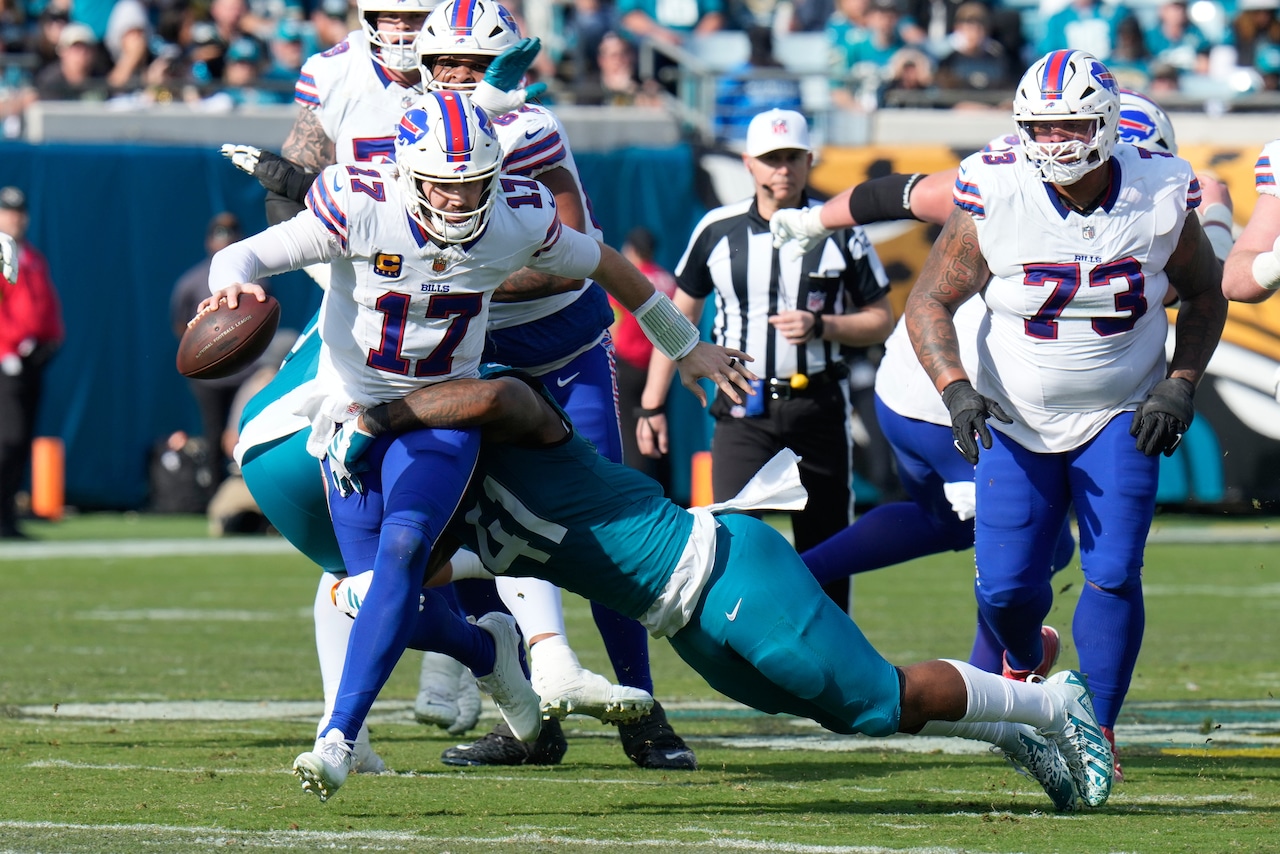 Bills vs Jaguars: Josh Allen overcomes injury to secure playoff win ...