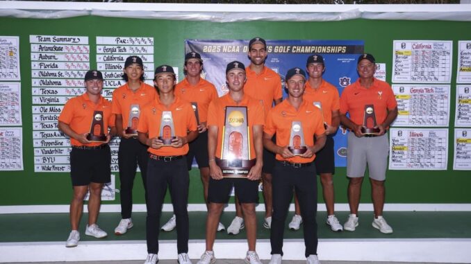Oklahoma State wins the 2025 NCAA DI Golf National Championship - Repo ...