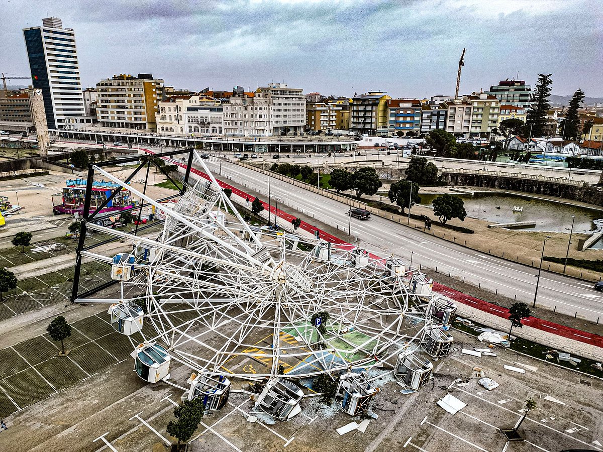 Storm Kristin caused the collapse of 61 utility poles and a 7% ...