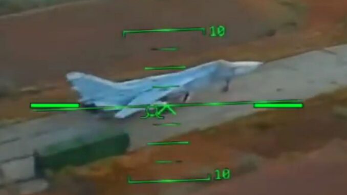 Another massive Ukrainian drone strike hits Putin as 15 jets strike ...